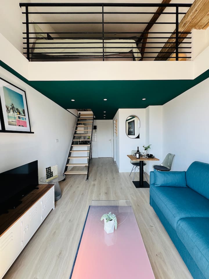 Studio Duplex 307 Gare St Roch - ibis Montpellier Centre Polygone