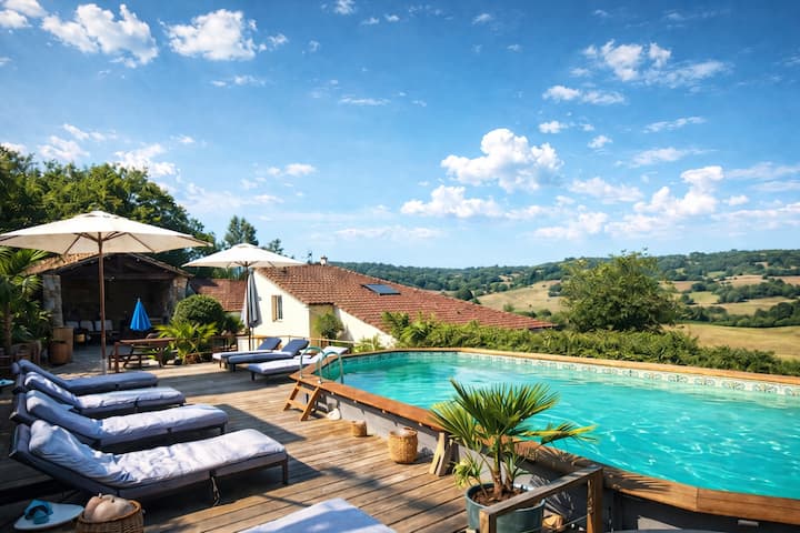 Logis & Welness En Pleine Nature (9 Personnes) - Lauzerte