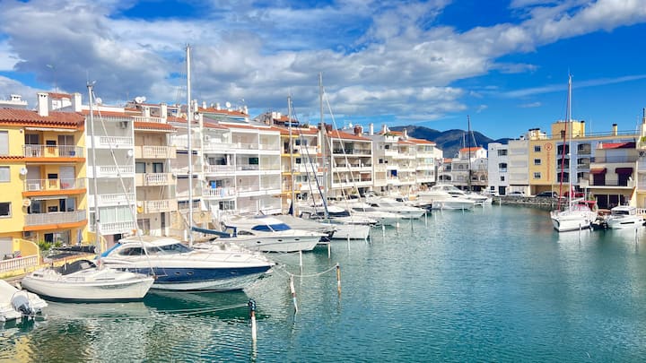 Apartamento B Frente Al Canal Con Terraza - Empuriabrava