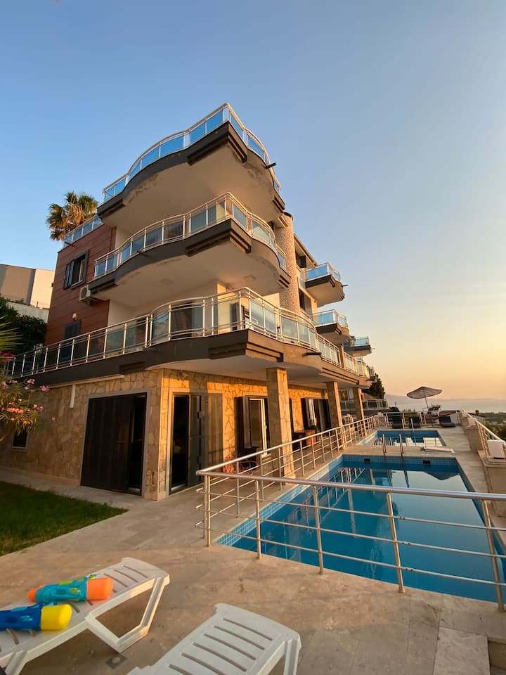 Unique Villa/ Private Pool/ Amazing Sea View - Güzelçamlı