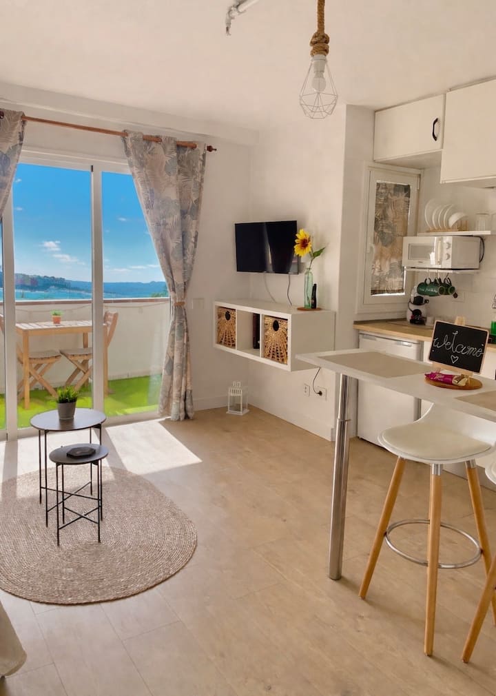 Estudio Con Terraza Y Vistas | Playa A 5 Min - Puerto de la Cruz