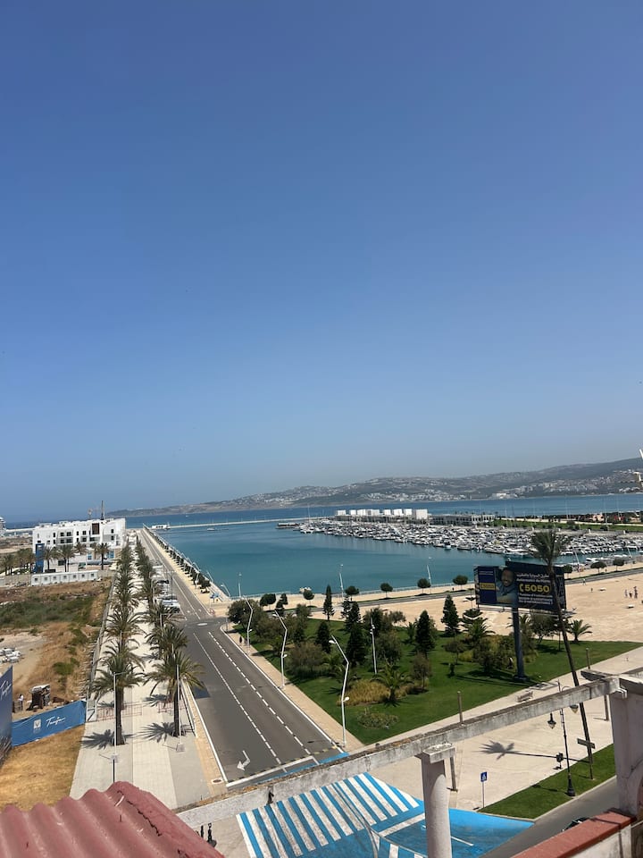 Cozy Studio • Vue Imprenable Mer & Marina - Tánger