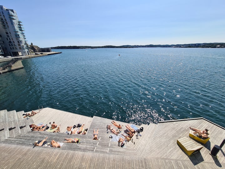 Nydelig Utsiktsleilighet. Rett Ved Sjøen. - Kristiansand
