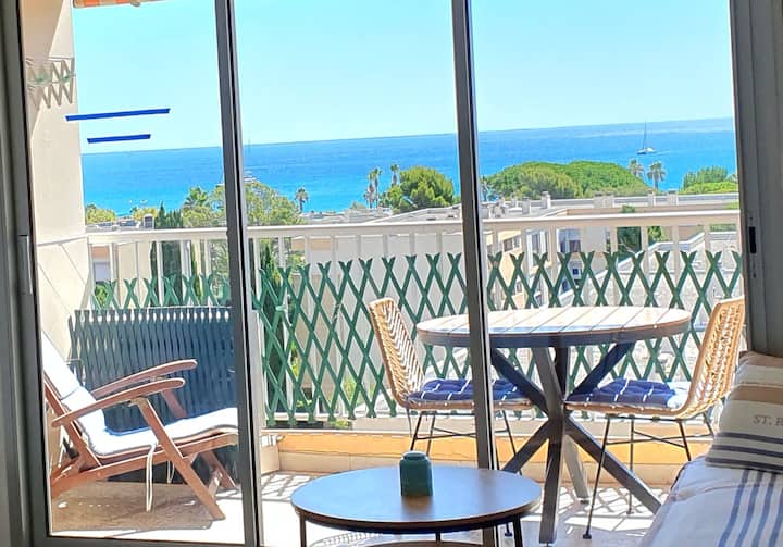 Studio 3 Couchages Vue Mer Panoramique. Près Mer - Le Lavandou
