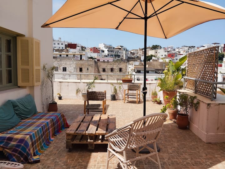 Appartement Lumineux à Tanger Avec Terrasse - 탠지어