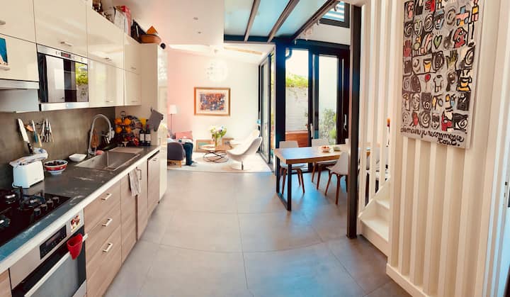 Maison D’archi/toit Terrasse/ Parking 4mns Métro - Parigi