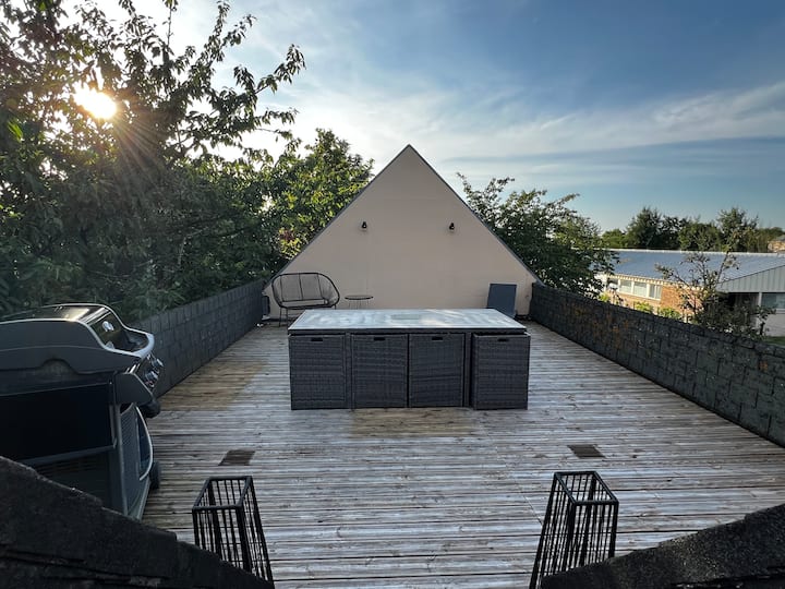 Appartement Terrasse 5 Min Plage - Granville