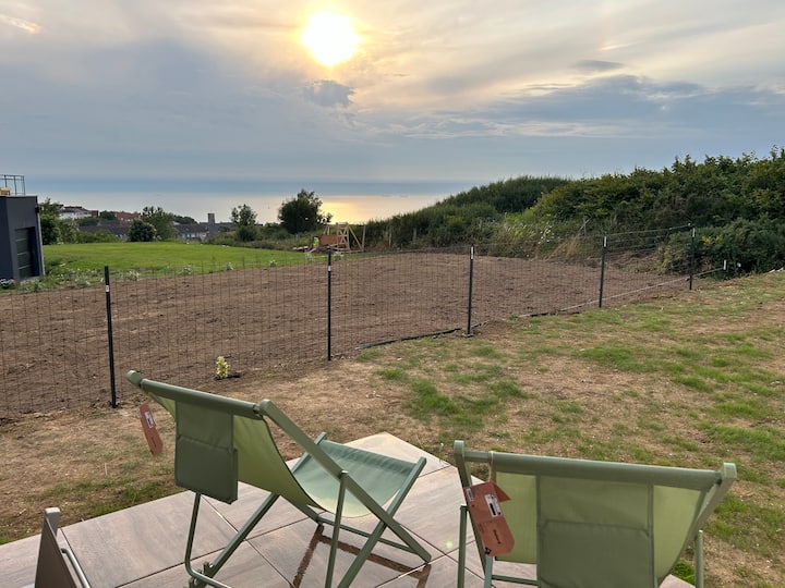 Coucher De Soleil Sur La Côte D’opale - Équihen-Plage