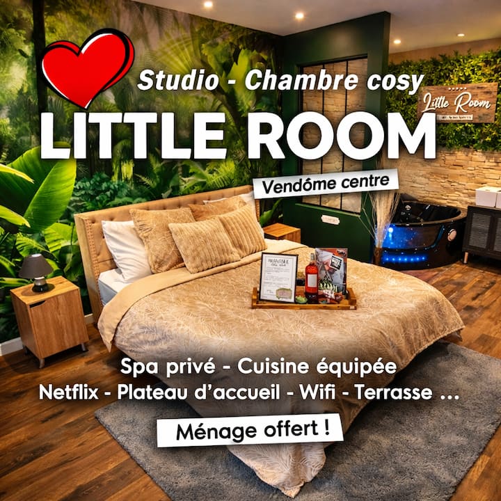 Appartement Chambre Cosy, Jacuzzi  «&nbsp;Little Room&nbsp;» - Vendôme