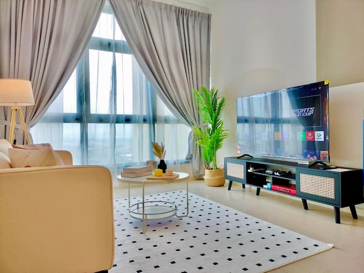Paradigm Residence 3br Lv 27 | 65" Tv @ Jom Home - Johor Bahru