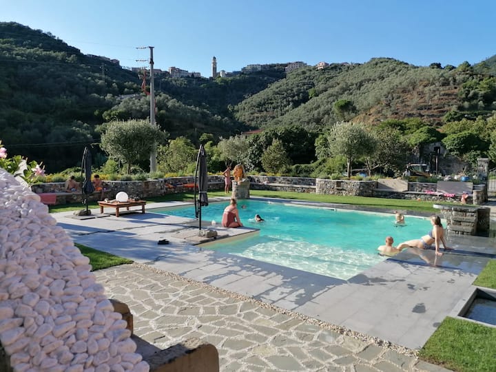 Casa Gardan Rosa 
Nouvelle Direction Avec Piscine - Levanto