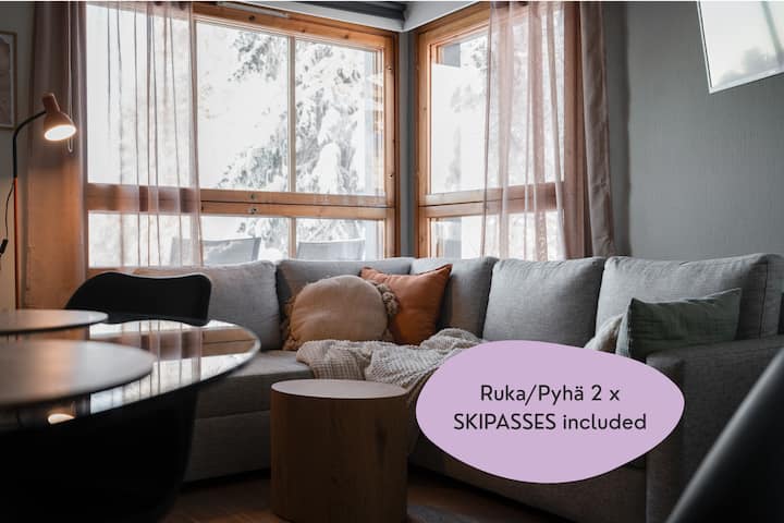 Rinneköngäs Ruka/pyhä 2 X Ski Liftpass Included - Ruka