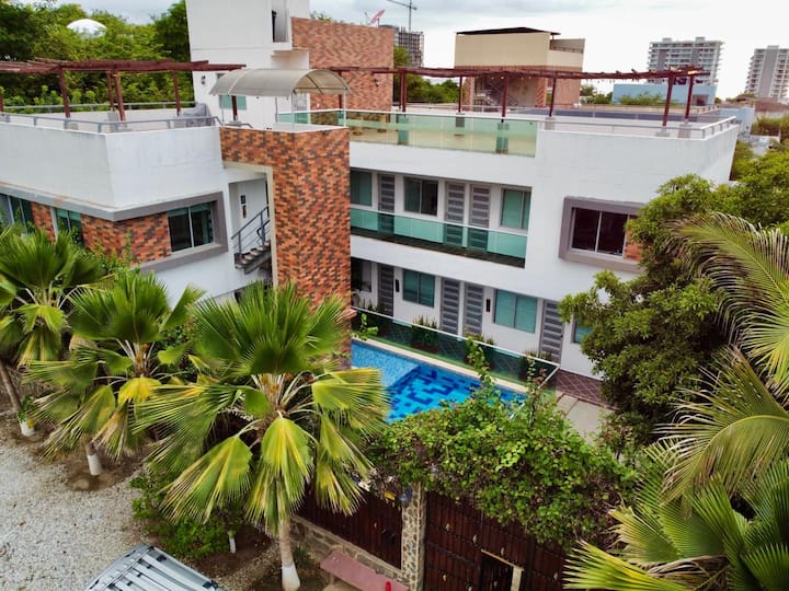 Mansión Caribeña Privada W/ Piscina & Vista Al Mar - Colombia