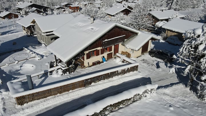 Les Houches Chalet, 50m A Piste Debutant, Chamonix - Saint-Gervais-les-Bains