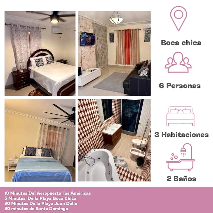 Julia’s Retreat House In Boca Chica - Dominican Republic