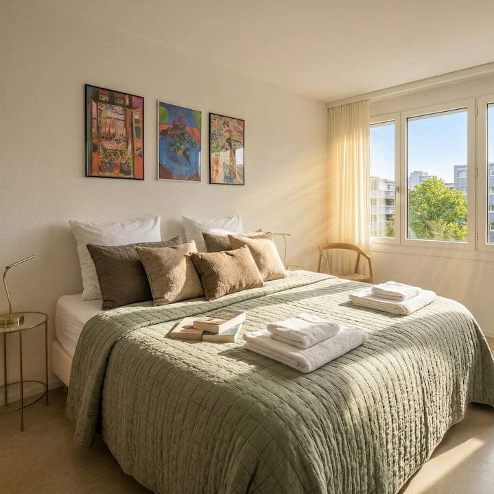 Modern 4br Entire Floor · 2 Min Oerlikon Station - Zürich