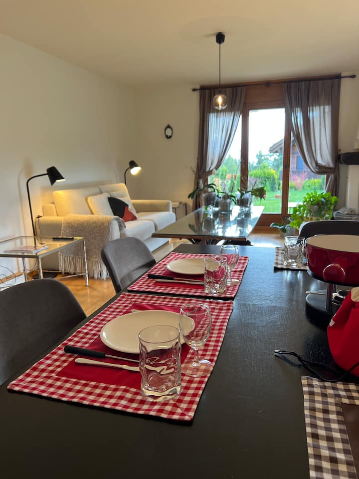 Apt. W/ Garden, Close To Golf, Crans Montana - Anzère
