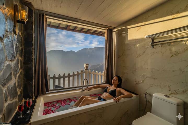 2 Bhk With 2 Bathtubs , 3 Balconies Nr Mussoorie - Dhanaulti