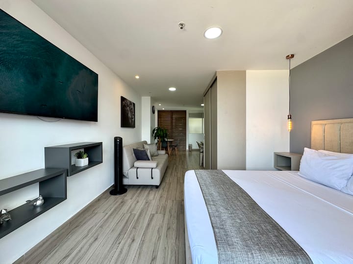 Loft Con Balcón Y Vista A Medellin 902 - Medellín