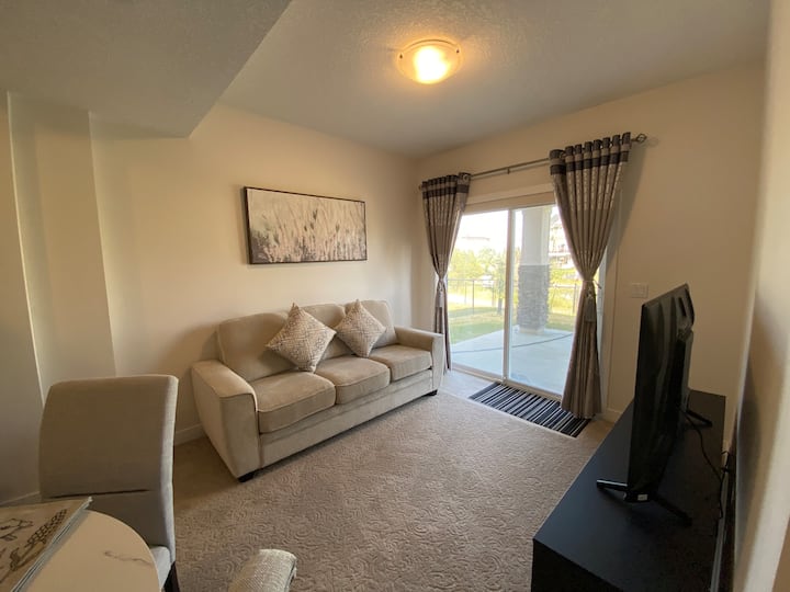 Canal Side Walkout Basement Near Airport - Airdrie