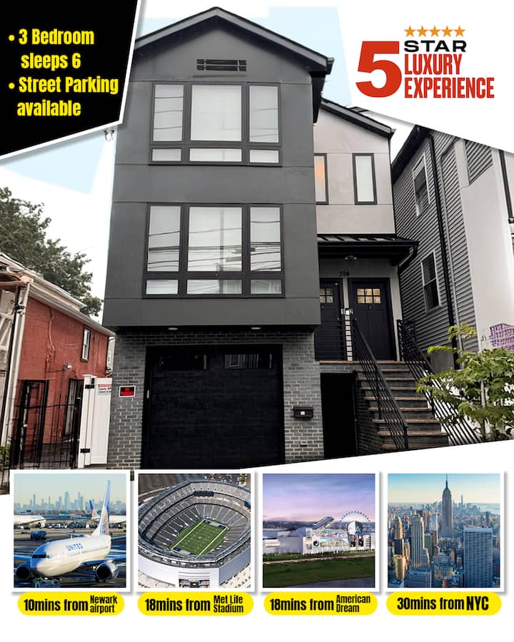 Luxurious 3 Br Home 10 Mins From Newark Airport - Newark, NJ