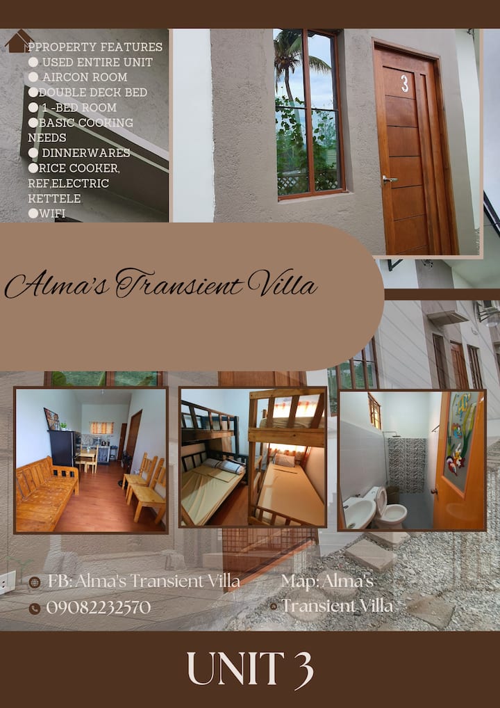Alma's Transient Villa Unit 3 - Malolos