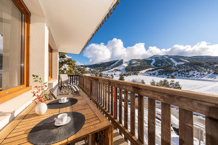 • Parorama Des Cimes | T3, Sauna Privé Et Vue 180° - Gréolières les Neiges