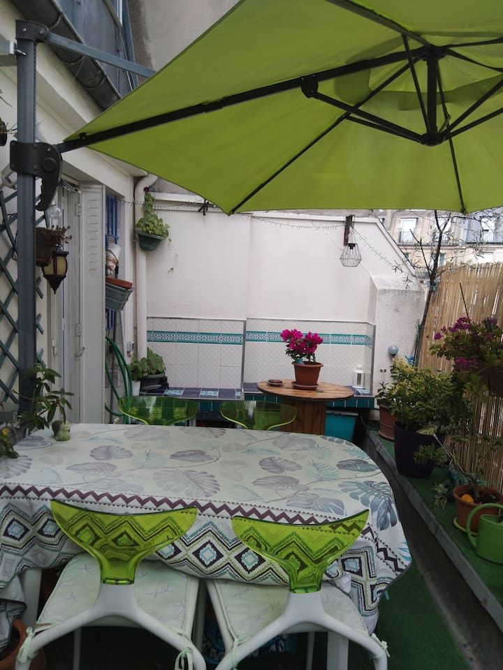 Logement Terrasse Paris Centre - París