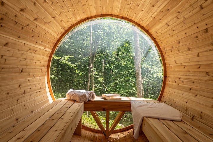 Vue Imprenable En Montagne Spa Sauna Lac Randonnée - Hawkesbury