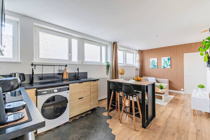 Le P’tit Break – T2 Cosy & Chic | Centre • Métro - Villeurbanne