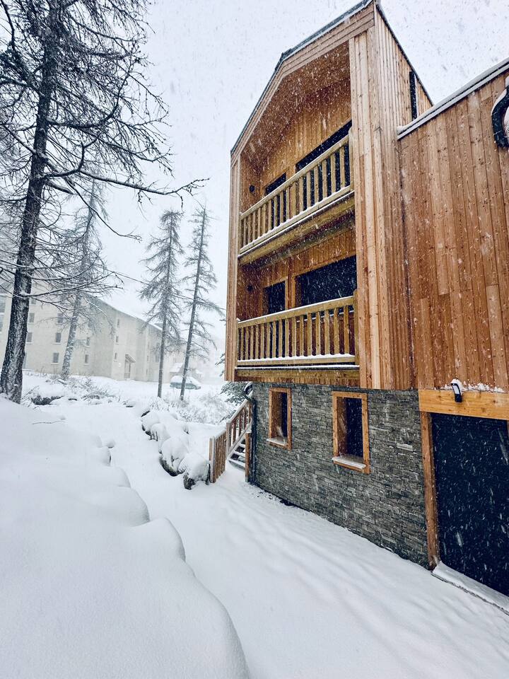 Chalet Neuf-11pers-3park-terrasse-sauna-varscentre - Les Orres