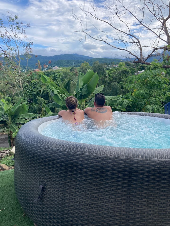 #H Relaxing Rainforest Honeymoon Suite W/hottub - Río Grande