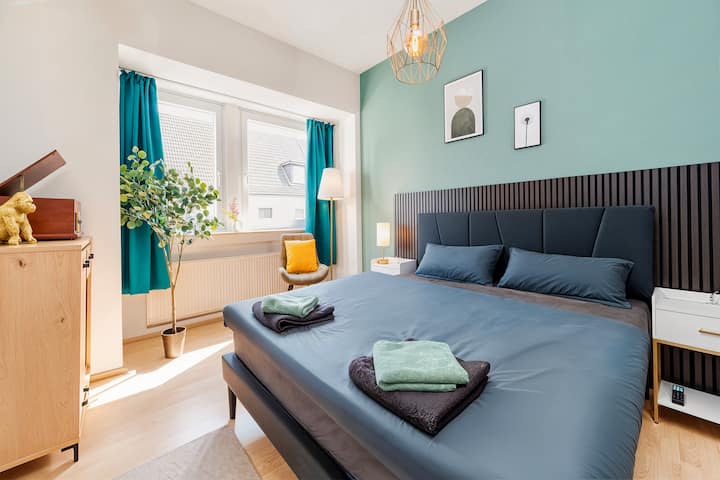 Perfect For 5 Guests! Central - Netflix - Balcony - Essen