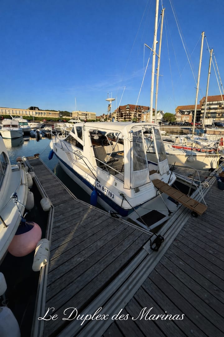 Le Duplex Des Marinas, Chauffage, Wc & Parking - Deauville