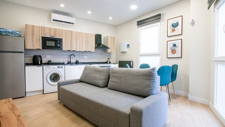 Madrid Confort Urbano 1 Dormitorio Ac/wifi/cocina - Madrid