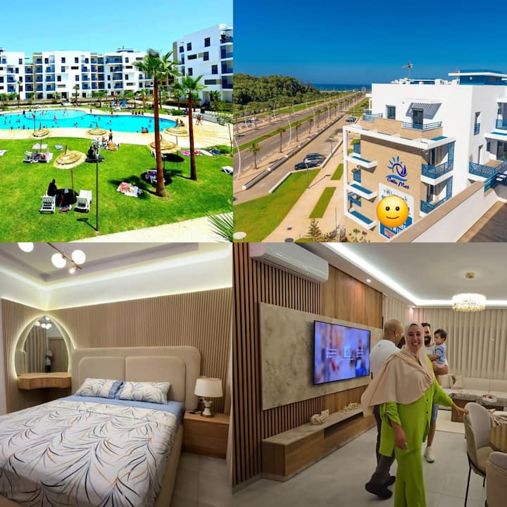 شقة فاخرة مع حمام سباحةBeautiful Apartment Of Wisl - Martil