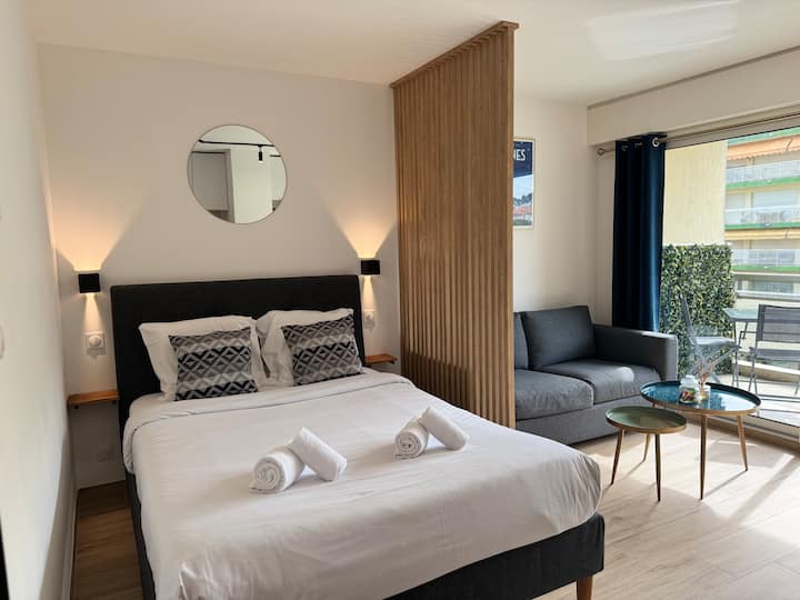 Studio Riviera • Centre-ville • Terrasse • Clim - Cannes