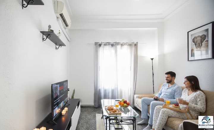 𓇼 Céntrico | Transp. Público | Familiar | Amplio - Valencia