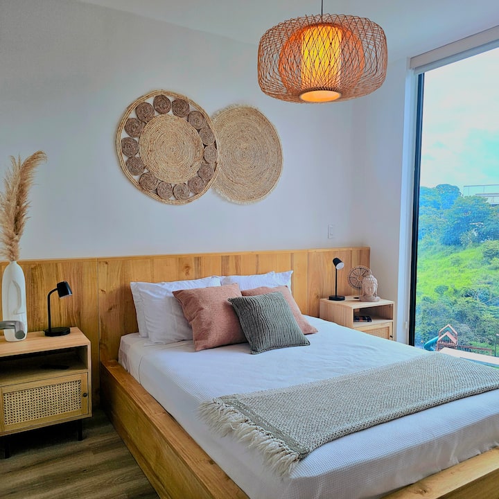 Apartmento Cozy Harmony Con Ac/piscina - San José