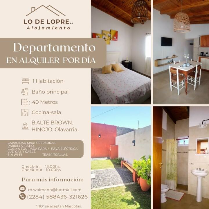 Alquiler Vacacional. - Olavarría