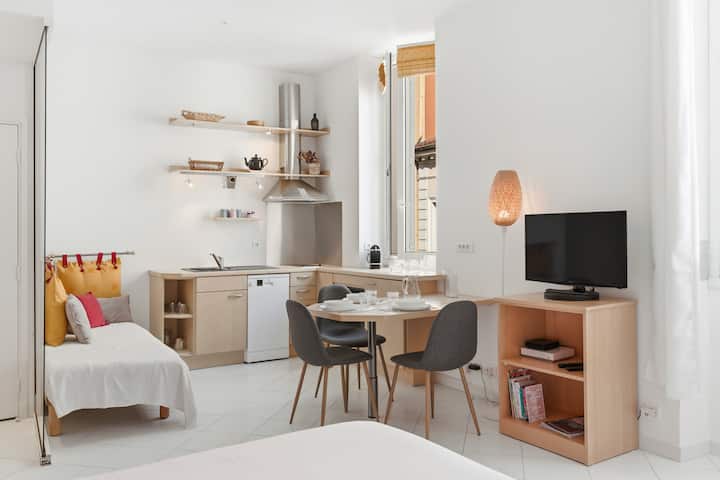 Charming Studio 4mins From The Beach & Croisette - ibis Cannes Centre