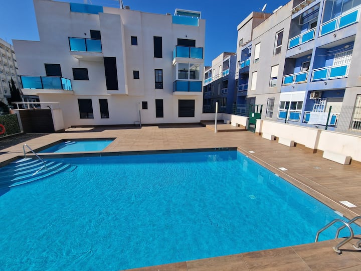 Modern Strandnah Klima Pool - La Mata