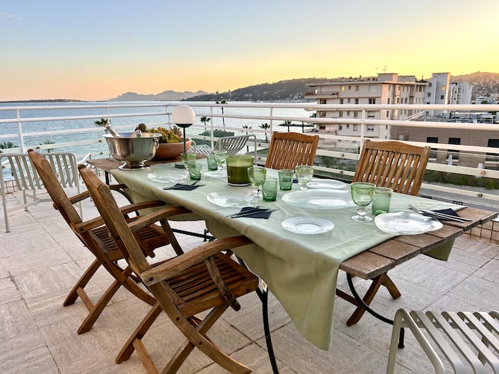Riviera Rooftop - Front De Mer Avec Terrasse - Juan les Pins