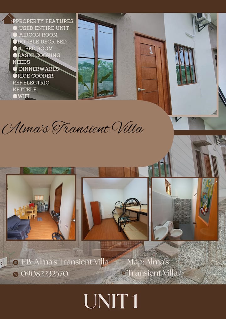 Alma's Transient Villa Unit 1 - Malolos