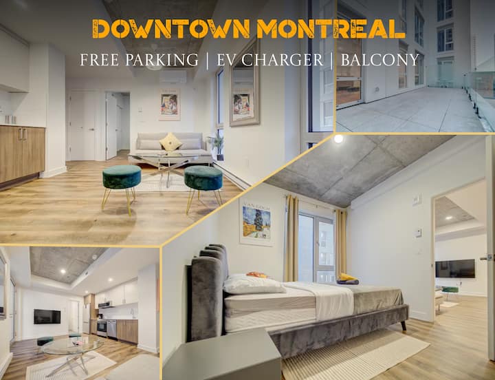 Prime Location Apt | Private Balcony | Ev Charger - LaSalle