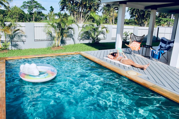 Unique Designed Villa In Pacific Harbour With Pool - Fiji