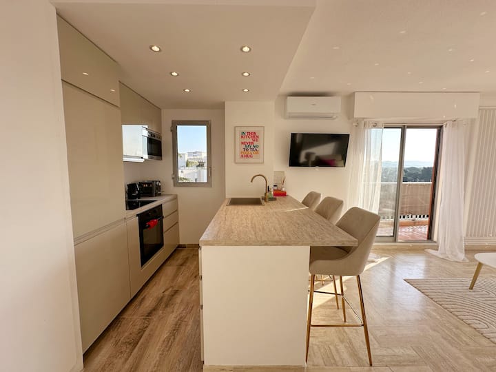 Appartement T2 Sur Le Golf & Piscine - Mandelieu-la-Napoule