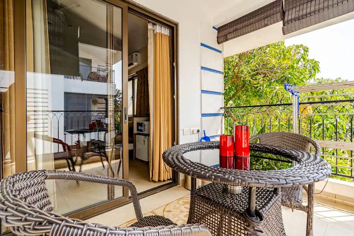 Faodail 12 | Greenery-view Studio Near Baga Beach - Goa