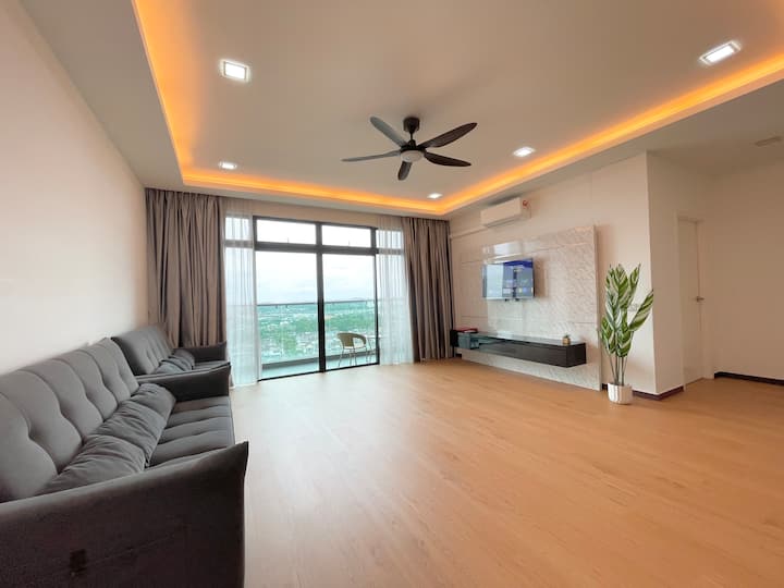 Skyloft 1min To Aeonbukitindah 1600sqft 4to16pax - Skudai