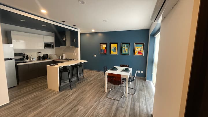 Loft Para Descanso O Trabajo Con
Alberca Y Gym - Mexico City